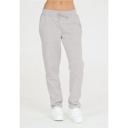 CRUZ Damen Sweathose "Maida", grau, Gr. 46, meliert, 60% Baumwolle, 40% Polyester, Hosen, Mit weichem Tragegef&uuml;hl
