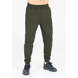 Virtus Herren Sweathose "Taro", grau, Gr. S, unifarben, 78% Polyester, 17% Viskose, 5% Elasthan, Hosen, mit angenehmem Dehnbund