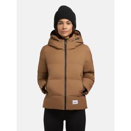 Khujo Damen Winterjacke "Liev-YM", braun, Gr. M, Obermaterial: 100% Nylon; Futter: 100% Nylon; Wattierung: 100% Polyester, Jacken, Warme gesteppte