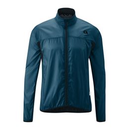 Gonso Herren Fahrradjacke "Serru", blau, Gr. S, 100% Polyester, Jacken, leichte Herren Windjacke, lockerer Windbreaker, Radjacke