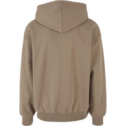 DEF Herren Outdoorjacke "DEF Herren DEF Zip Hoody", beige, Gr. XL, unifarben, 80% Baumwolle, 20% Polyester, Pullover