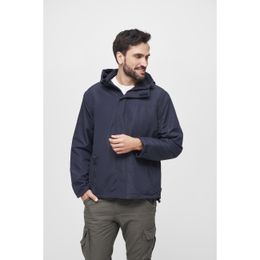 Brandit Herren Allwetterjacke "Brandit Herren Windbreaker Frontzip"navy, Gr. L, unifarben, 100% Polyester, Jacken