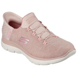 Skechers Damen Slipper "SUMMITS DAZZLING HAZE", Gr. 36, rosa, Textil, Schuhe, Slip Ins Sneaker, Freizeitschuh mit dezenten Kontrastdetails