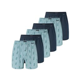 Schiesser Boxer shorts 'Singel-Jersey' male Blue size XXL