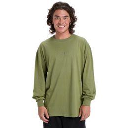 Quiksilver Herren Langarmshirt "Salt Water", gr&uuml;n, Gr. S, Obermaterial: 100% Baumwolle., Shirts