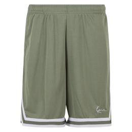 Shorts Karl Kani "Karl Kani Small Signature Mesh Shorts", Herren, Gr. L, US-Gr&ouml;&szlig;en, gr&uuml;n, 100% Polyester, relaxed fit, Hosen Shorts