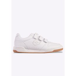 Lotto Damen Sneaker, Gr. 40, wei&szlig;, Synthetik, Textil, Schuhe, mit drei praktischen Klettverschl&uuml;ssen