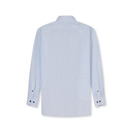 OLYMP Herren Businesshemd "OLYMP Luxor 24/Seven, Comfort Fit, New Kent", blau, Gr. 45, 64% Baumwolle, 27% Polyester, 9% Elasthan, Hemden