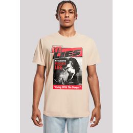 F4NT4STIC Damen T-Shirt "Guns N' Roses Lies", beige, Gr. S, Obermaterial: 100% Baumwolle, Shirts, Streetwear Fashion