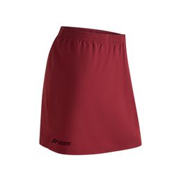 Maier Sports Damen Midirock "Rain Skirt 2.0", rot, Gr. 36, 100% Polyester, R&ouml;cke, Damen Regenrock, wasserabweisend atmungsaktiv, Rock in sich