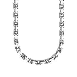 Firetti Damen Kette ohne Anh&auml;nger "Schmuck Geschenk Silber 925 Halsschmuck Halskette Ankerkette", 55, Silber 925 (Sterlingsilber), B: 5,7mm, silber,