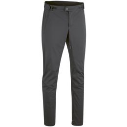 Gonso Herren Fahrradhose "SKARN LIGHT M", schwarz, Gr. 6XL, 100% Polyester, Hosen, lange Herren Radhose, Softshell-Hose mit Ventilation am Innenbein