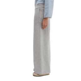 Marc O'Polo MARC O'POLO Damen Jerseyhose "aus weicher Baumwolle", grau, Gr. XXL, unifarben, Sweatware, Obermaterial: 100% Baumwolle, Hosen