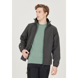 WHISTLER Herren Softshelljacke "Duble", grau, Gr. XL, unifarben, 96% Polyester, 4% Elasthan, Jacken, mit 8.000 mm Wassers&auml;ule