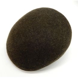 Chaplino Herren Flat Cap, braun, Gr. 61, unifarben, 100% Wolle, Caps, in klassischem Design