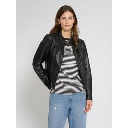 Maze Damen Lederjacke "42021291", schwarz, Gr. S, Obermaterial: 100% Lammleder. Futter: 100% Baumwolle. &Auml;rmelfutter: 100% Polyester. Strickmaterial:
