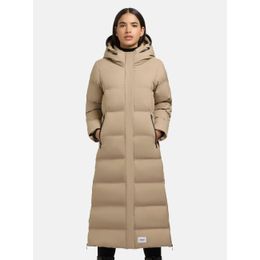 Khujo Damen Steppmantel "Mayla2-YM", beige, Gr. M, Obermaterial: 100% Nylon; Futter: 100% Nylon; Wattierung: 100% Polyester, M&auml;ntel, Warmer Damen