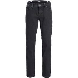 Jack & Jones Jungen Regular-fit-Jeans "JJICLARK JJORIGINAL MF 412 NOOS JNR", schwarz, Gr. 116, JACK & JONES JUNIOR, unifarben, Denim/Jeans, Obermaterial: 100%