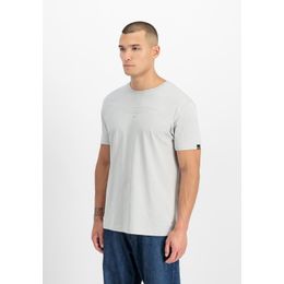 T-Shirt Alpha Industries "DTM Alpha T-Shirt", Damen, Gr. L, pastel grau, Obermaterial: 100% Baumwolle, Shirts T-Shirt