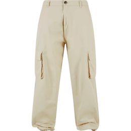 DEF Herren Cargohose "DEF Herren DEF Cargopant", beige, Gr. 34, unifarben, 97% Baumwolle, 3% Elasthan, Hosen