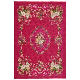 Teppich HEINE HOME, B:60cm H:4mm L:90cm, pink, Baumwolle, Kunstfaser, Polyester, Polypropylen, Wohnzimmer, Teppiche