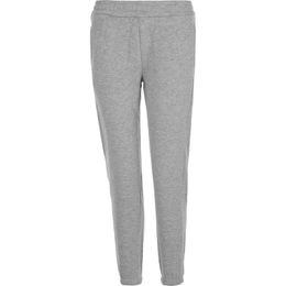 Endurance Jungen Sweathose "Torowa Jr.", grau, Gr. 128, unifarben, 65% Polyester, 35% Baumwolle, Hosen, mit trageangenehmer Baumwolle