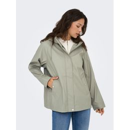 Only Damen Allwetterjacke "ONLELISA SHORT RAINCOAT OTW", braun, Gr. XS, unifarben, Web, Obermaterial: 100% Polyester, Jacken