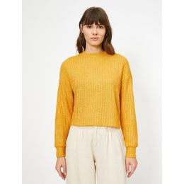KOTON Pullover Damen Gr&ouml;&szlig;e L goldgelb