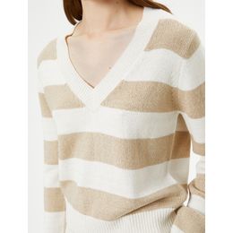 KOTON Pullover Damen Gr&ouml;&szlig;e S beige / sand
