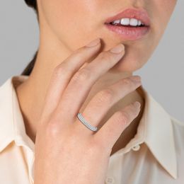 Glanzst&uuml;cke M&uuml;nchen Damen Fingerring "GSM957", 58, Silber 925 (Sterlingsilber), 3,3mm, silber, GLANZST&Uuml;CKE M&Uuml;NCHEN, Silber 925 (Sterlingsilber), Fingerringe, aus
