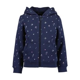 Blue Seven M&auml;dchen Sweatjacke "M&auml;dchen Sweatjacke langarm"5750, dk blau, Gr. 116, 80% Baumwolle, 20% Polyester, Sweatjacken