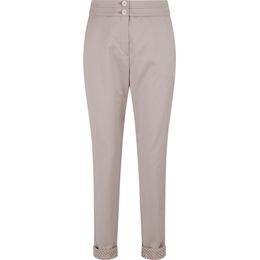 Stoffhose Sportalm KITZB&Uuml;HEL, Damen, Gr. 42, N-Gr, elk horn (81), Web, Obermaterial: 97% Baumwolle, 3% Elasthan, unifarben, regular fit lang, Hosen Stoffhose, Regular fit
