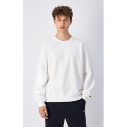 Champion Herren Sweatshirt "Crewneck Sweatshirt", wei&szlig;, Gr. XL, Obermaterial: 70% Baumwolle, 30% Polyester, Sweatshirts