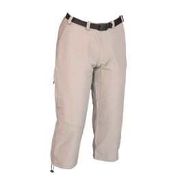 DEPROC Active Damen 3/4-Hose "KENORA Full Stretch Piratenhose Damen", beige, Gr. 34, 95% Polyester; 5% Elasthan, Hosen, auch in Gro&szlig;en Gr&ouml;&szlig;en