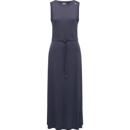 Ragwear Damen Jerseykleid "Giggi"blau, Gr. M, Obermaterial: 68% Modal, 32% Polyester, Kleider, stylisches Shirtkleid mit Taillieng&uuml;rtel