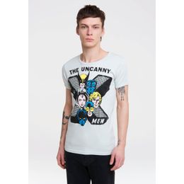 logoshirt Herren T-Shirt "X-Men", bunt, Gr. S, bedruckt, 100% Baumwolle, Shirts, mit gro&szlig;em Front-Print