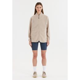 SOS Damen Fleecejacke "Triglav", beige, Gr. XL, unifarben, 100% Polyester, Jacken, mit atmungsaktiver Funktion