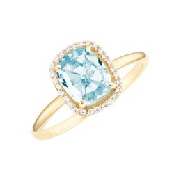 Luigi Merano Ring female Blue size 58