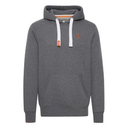 !Solid Kapuzenpullover SOLID "Hoodie SDBennHood", Herren, Gr. L, grau (grau mel), Obermaterial: 50% Baumwolle CO. 50% Polyester PES., Pullover Kapuzenpullover