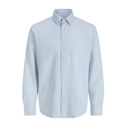 Jack & Jones Jack & Jones Junior Button Up Shirt 'JJEBreeze' boy Blue size 176