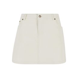 Karl Kani Damen Sommerrock "Karl Kani Damen Karl Kani OG Skirt"sanftes wei&szlig;, Gr. XXS, unifarben, 98% Baumwolle, 2% Elasthan, R&ouml;cke