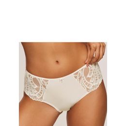 Lascana Damen Panty "Flora", Gr. 40, beige, Spitze, Obermaterial: 89% Polyamid, 11% Elasthan, Unterhosen, mit feiner, leicht transparenter Spitze und
