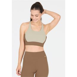 ENDURANCE ATHLECIA ATHLECIA Damen Sport-BH "Aspasia", Gr. M, grau, 77% Polyamid, 23% Elasthan, mehrfarbig, BHs, mit Quick-Dry-Funktion