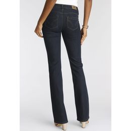 Arizona Damen Bootcut-Jeans "Shaping", blau, Basic, Gr. 21, Denim/Jeans, Obermaterial: 79% Baumwolle, 19% Polyester, 2% Elasthan, Jeans, bootcut,