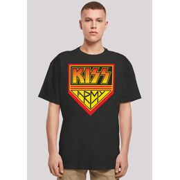 F4NT4STIC Herren T-Shirt "Kiss Army Logo", schwarz, Gr. L, Obermaterial: 100% Baumwolle, Shirts, Premium Qualit&auml;t