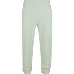 Urban Classics Herren Stoffhose "Urban Classics Herren Ultra Heavy Sweatpants", beige, Gr. L, unifarben, 100% Baumwolle, Hosen