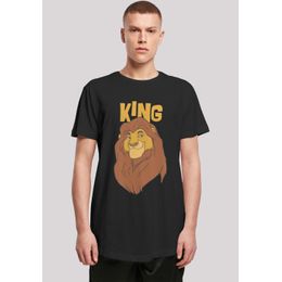 F4NT4STIC Herren T-Shirt "Disney The K&ouml;nig der L&ouml;wen Mufasa King", schwarz, Gr. L, Obermaterial: 100% Baumwolle, Shirts, Print