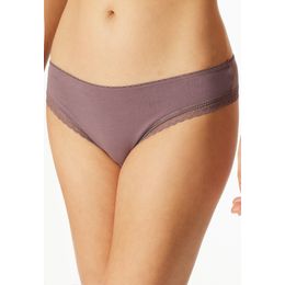 Schiesser Damen String "Modern Multipacks", Gr. 36909, sortiert 3, Single Jersey, Obermaterial: 95% Baumwolle, 5% Elasthan, Unterhosen,