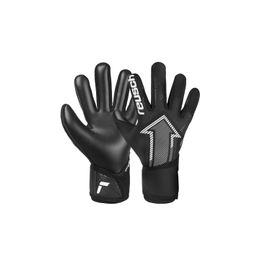 Reusch Kinder Torwarthandschuhe "Fastgrip Infinity Junior", schwarz, Gr. 6,5, unifarben, 52% Elastodien, 45% Polyester, 3% Polyamid, Handschuhe, mit