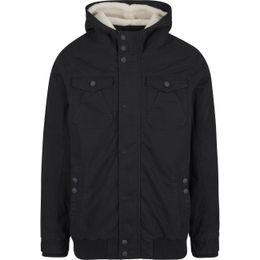 Brandit Herren Winterjacke "Brandit Brandit Men Meadow Jacket"schwarz, Gr. XS, unifarben, 100% Baumwolle, Jacken